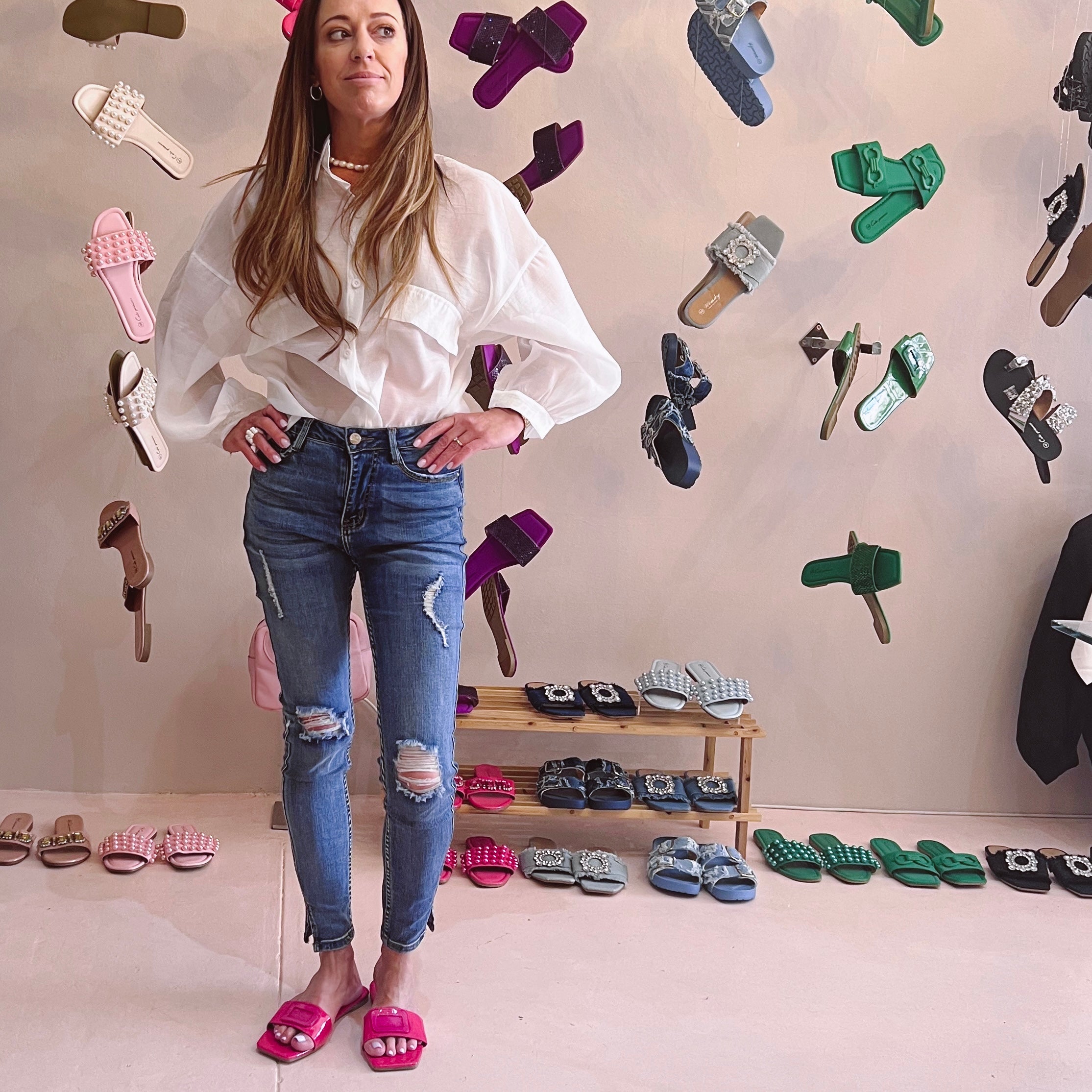 The Great Wall of Shoes – Bloo the Studio